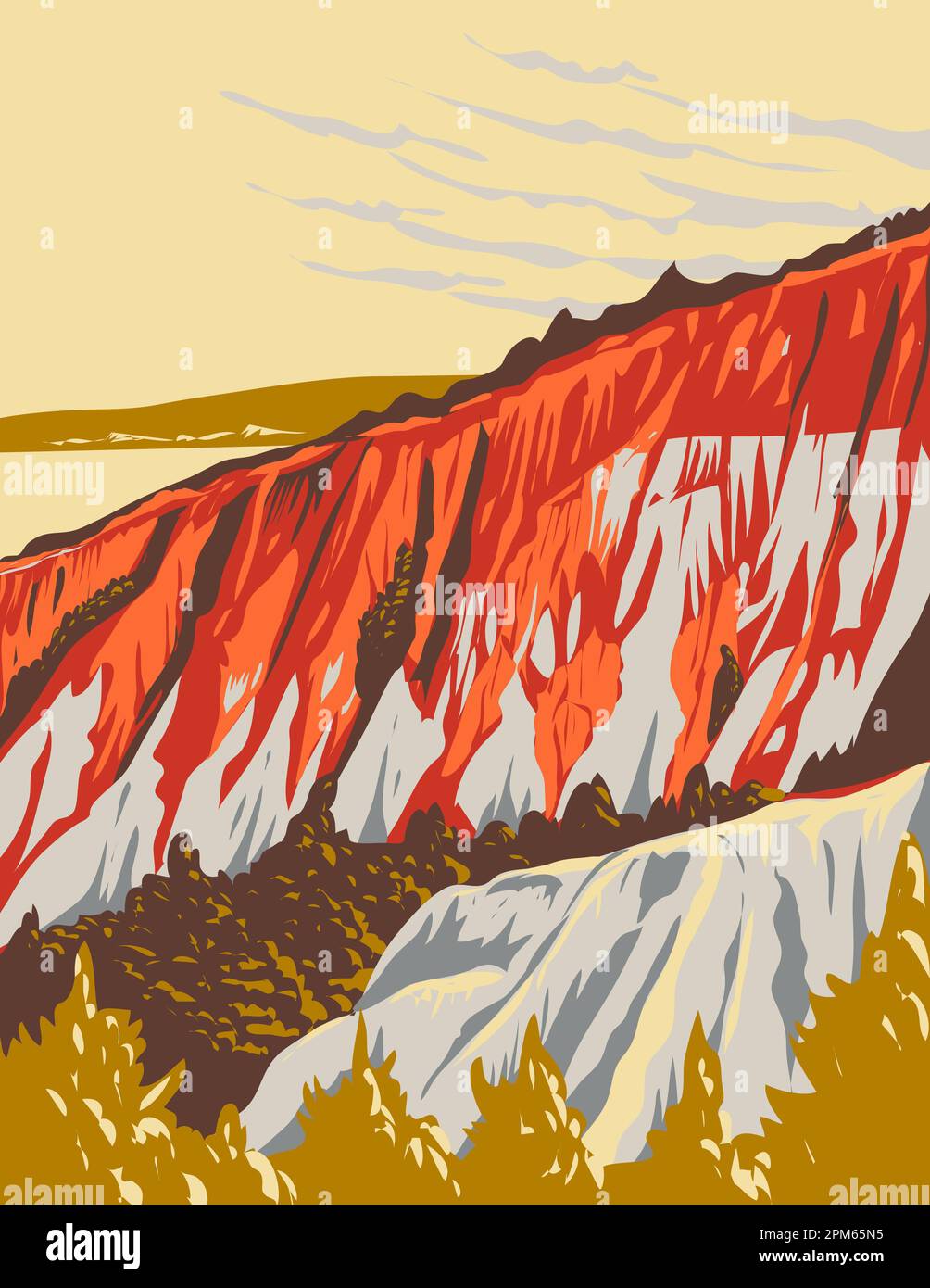 WPA poster art of the done in works project administration or federal ...