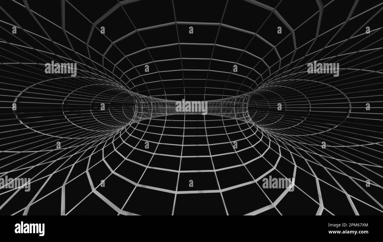 Abstract white grid. Computer generated 3d render Stock Photo - Alamy