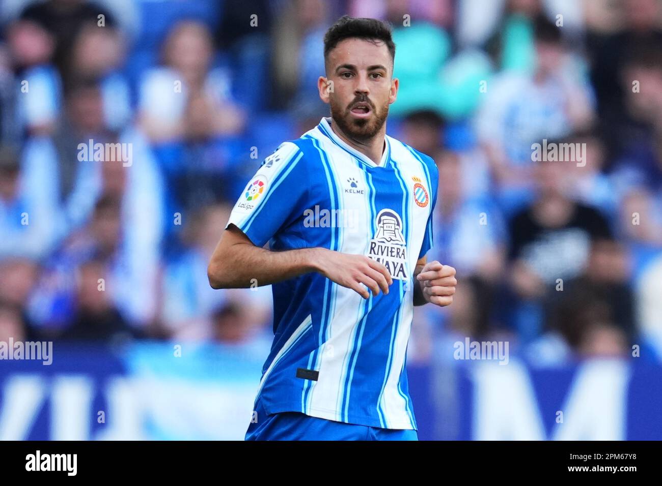 Edu Exposito of RCD Espanyol during the La Liga match between RCD ...