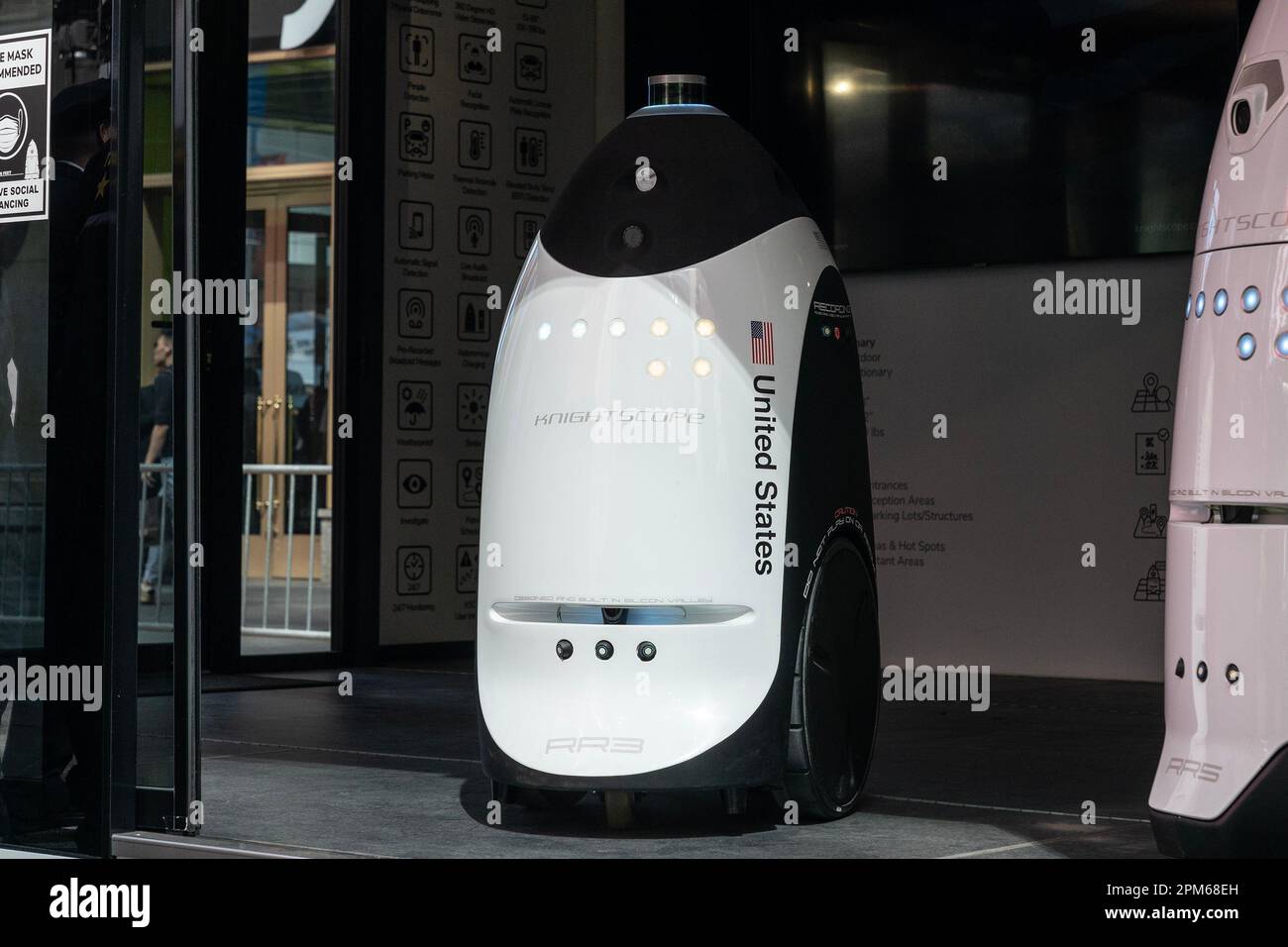 New York, New York, USA. 11th Apr, 2023. K3 Autonomous Security Robot ...