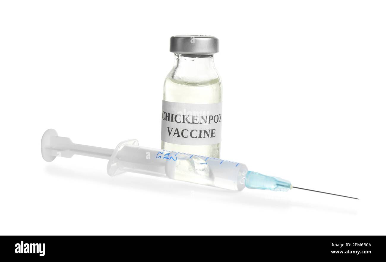 Varicella Vaccine Varivax Chickenpox Vaccine Stock Image C010/2411