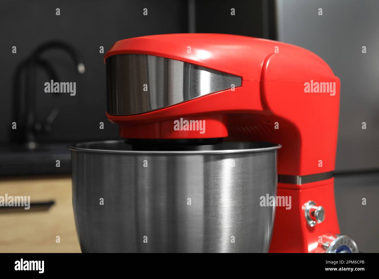 Modern stand mixer in kitchen, closeup. Home appliance Stock Photo - Alamy