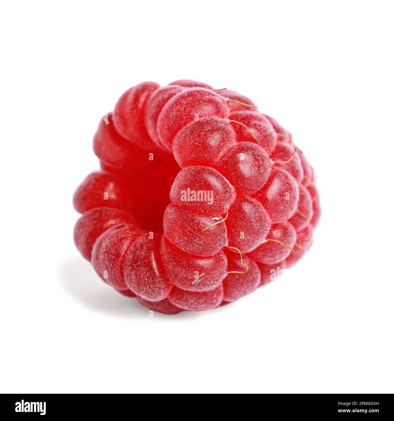 One fresh ripe raspberry isolated on white Stock Photo - Alamy