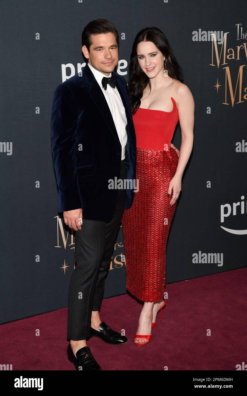 New York, USA. 11th Apr, 2023. Jason Ral[ph and Rachel Brosnahan attend ...
