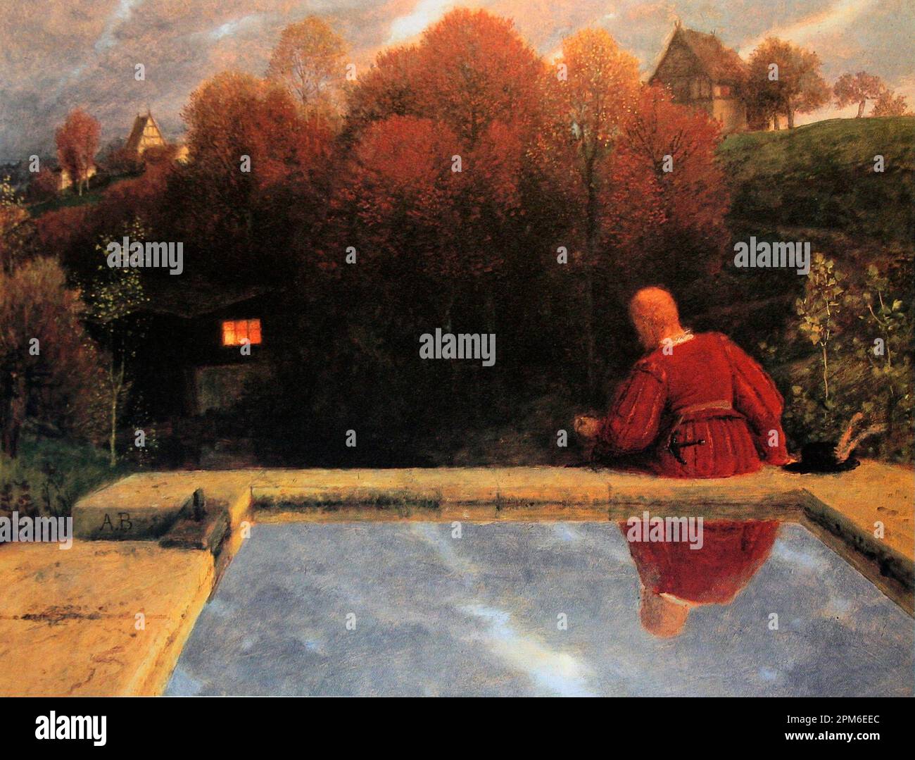 The Homecoming, 1887 painted by the 19th Century Swiss symbolist ...