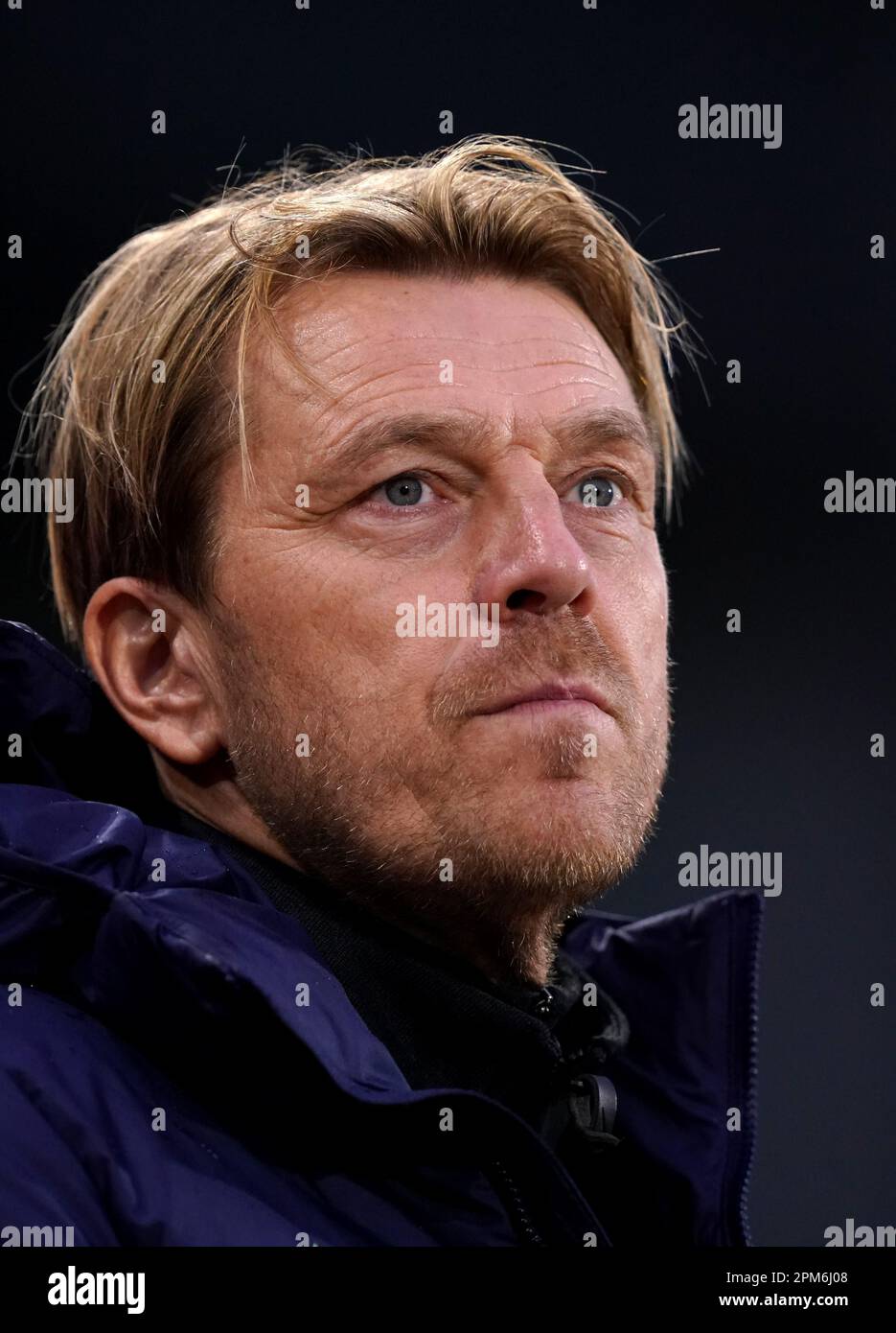 Australia's manager Tony Gustavsson during the Alzheimer’s Society ...