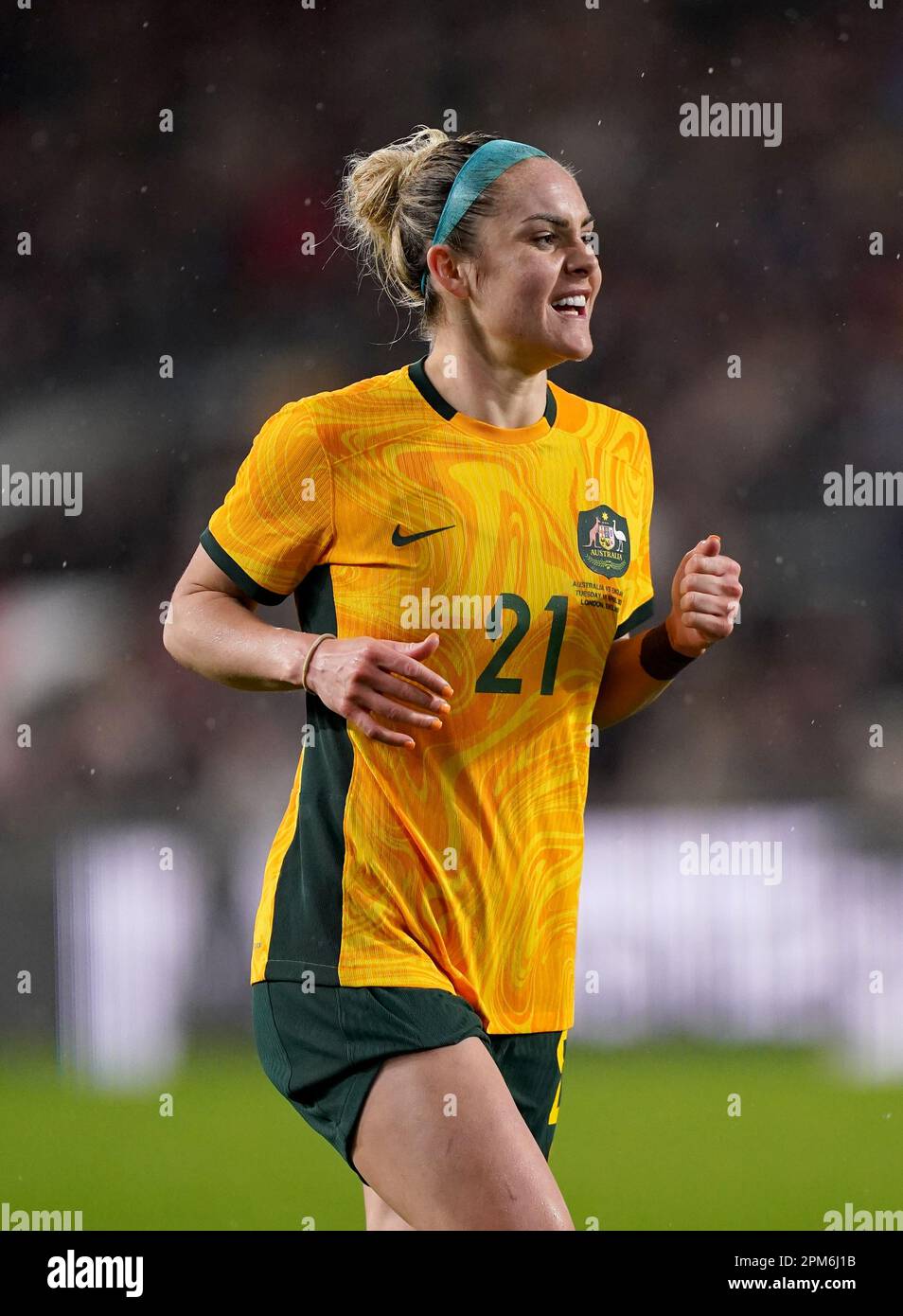 Australia's Ellie Carpenter during the Alzheimer’s Society ...