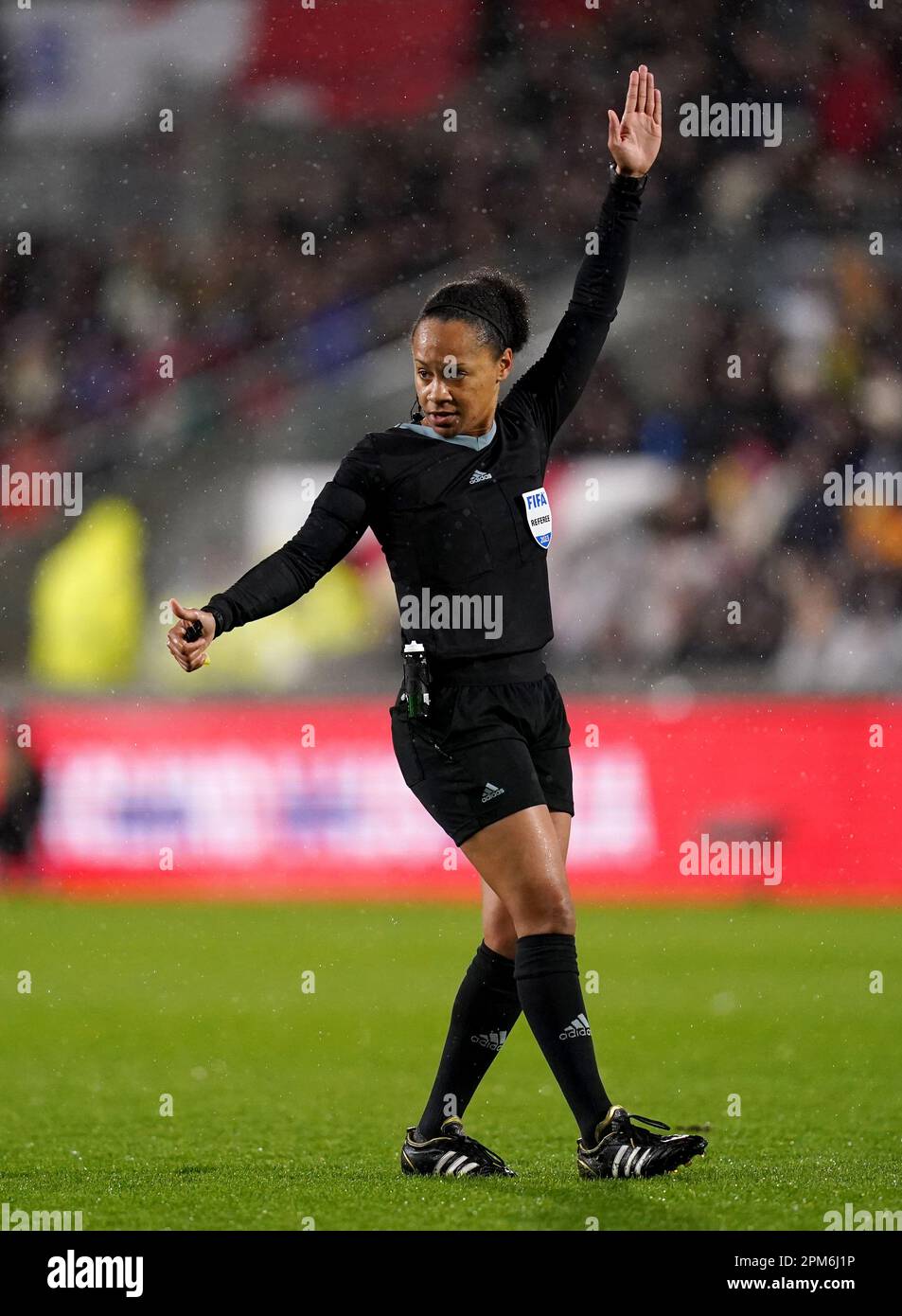 Natalie Simon, referee during the Alzheimer’s Society International at ...