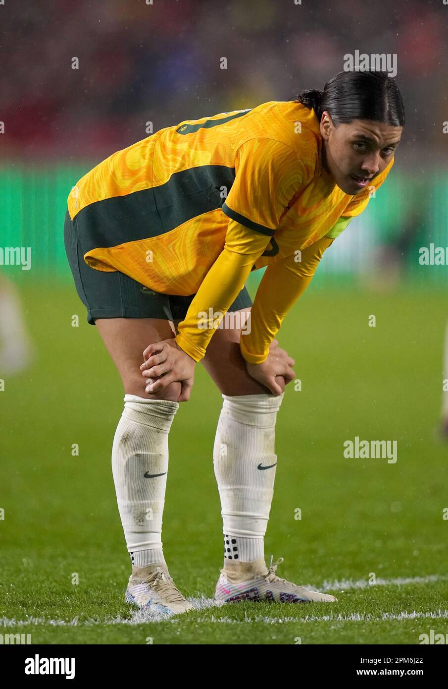 Australia's Sam Kerr during the Alzheimer’s Society International at ...