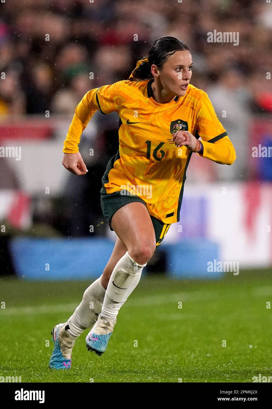 Australia's Hayley Raso during the Alzheimer’s Society International at ...