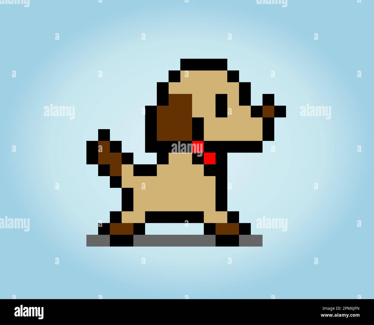 Pixel art character running hi-res stock photography and images - Alamy