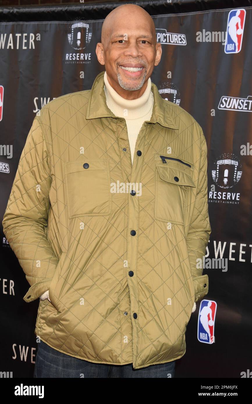 Burbank, Ca. 11th Apr, 2023. Kareem Abdul-Jabbar at the LA premiere of ...