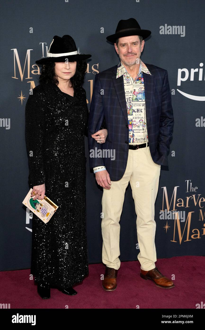 Amy Sherman-Palladino and Daniel Palladino attend the premiere of Prime ...