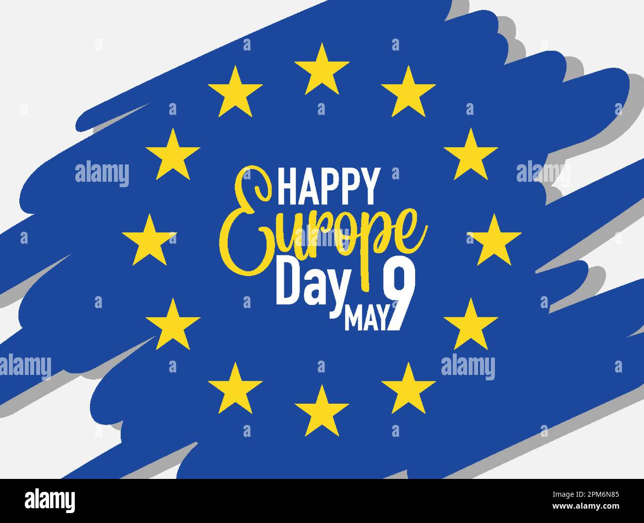 Happy Europe Day Vector Design for Banner or Poster illustration Stock ...
