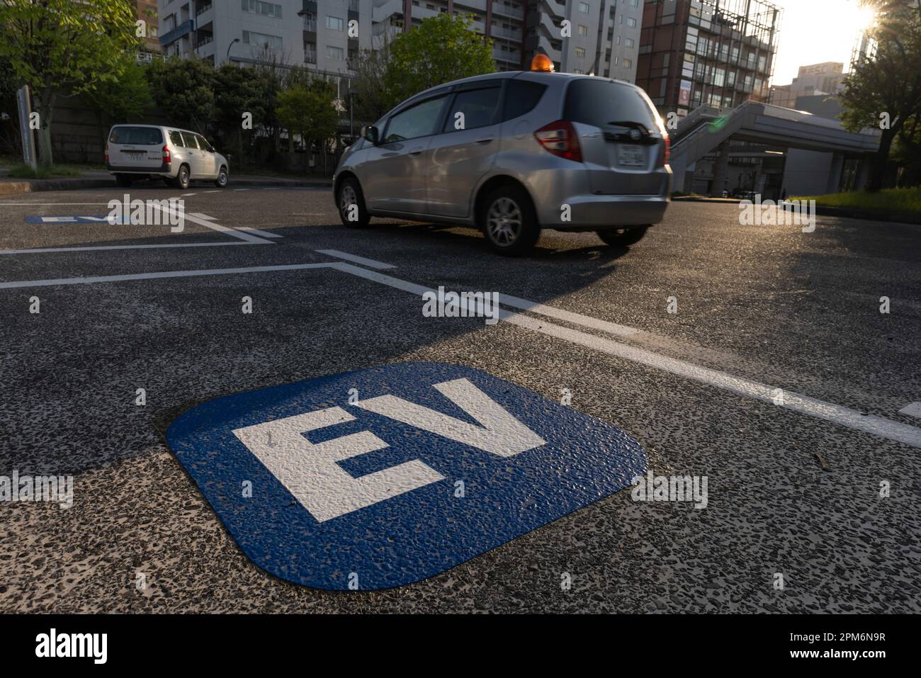 Yokohama, Japan. 10th Apr, 2023. EV quick charging station in Yokohama ...