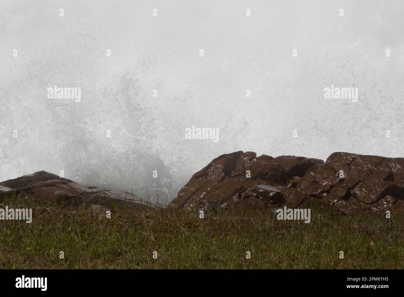 A torrent of water shoots from the bottom of Gibson Dam, Sun River ...