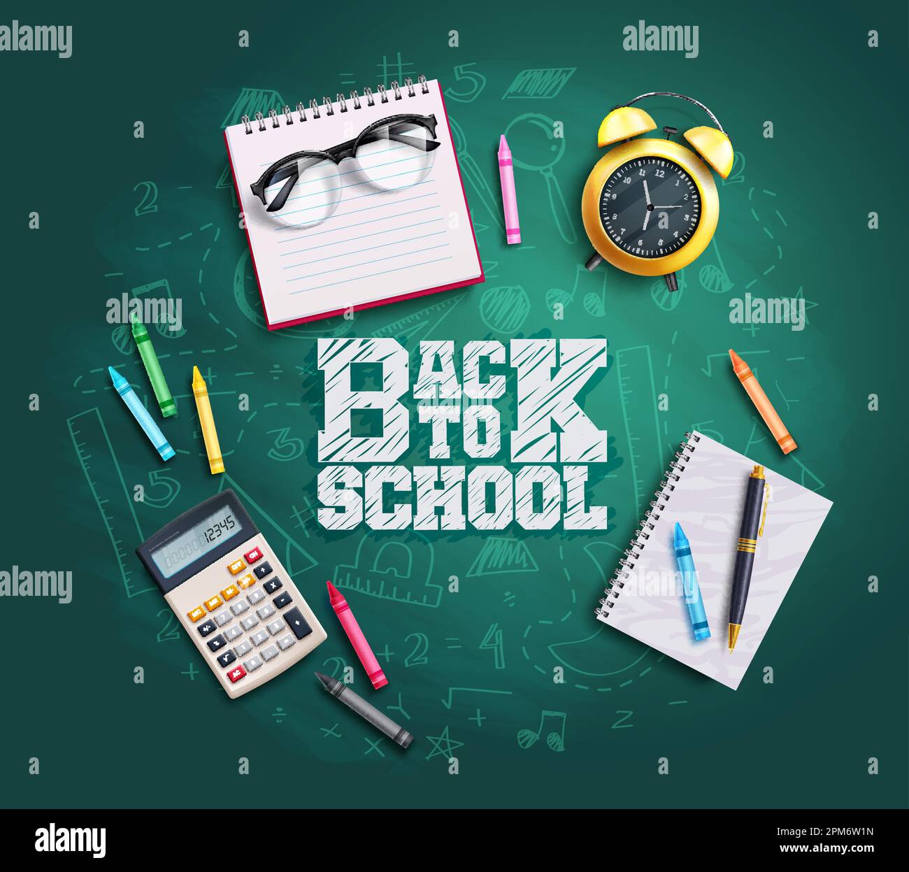 Back to school vector concept design. Back to school text with student ...