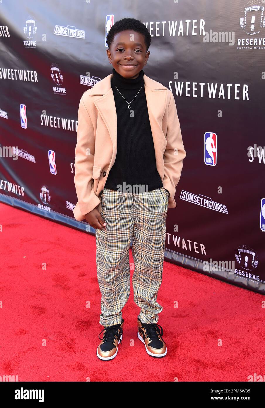Burbank, USA. 11th Apr, 2023. Ca'Ron Jaden Coleman arriving to the ‘Sweetwater' Los Angeles ...