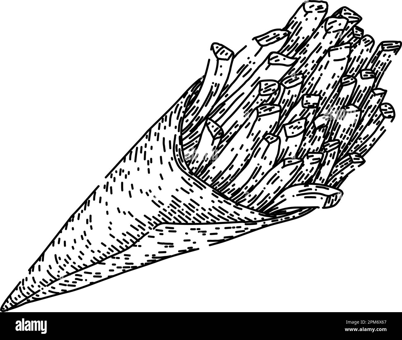 Cooking potato chips Black and White Stock Photos & Images - Alamy