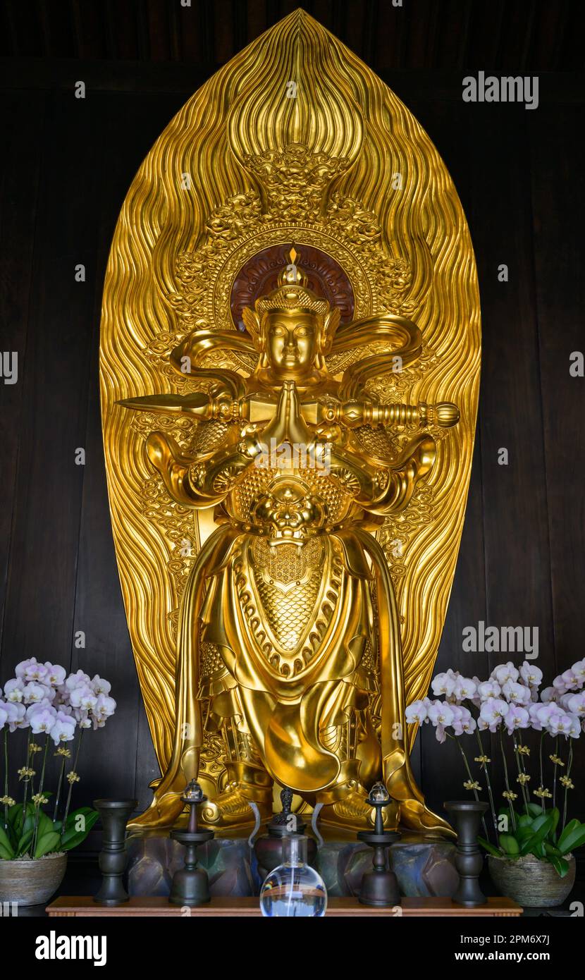 HONG KONG SAR,CHINA. APRIL 11th, 2023. Tsz Shan Monastery. Maitreya ...