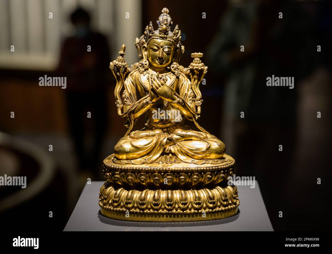 HONG KONG SAR,CHINA. APRIL 11th, 2023. Tsz Shan Monastery.Buddhist Art Museum underneath the ...