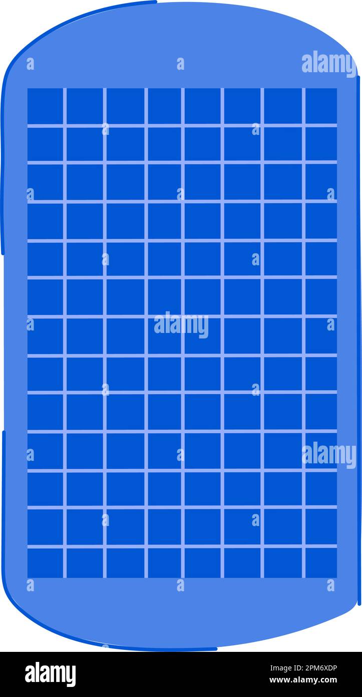 plastic ice cube tray cartoon vector illustration Stock Vector Image ...