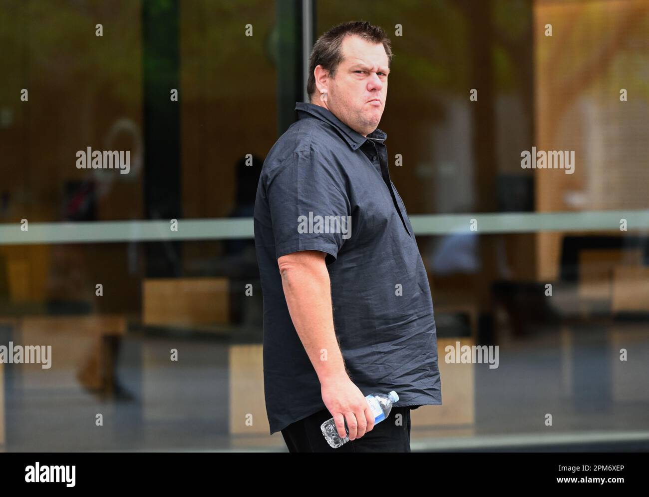 Mark Troy Duce is seen outside the Brisbane Supreme Court in Brisbane ...