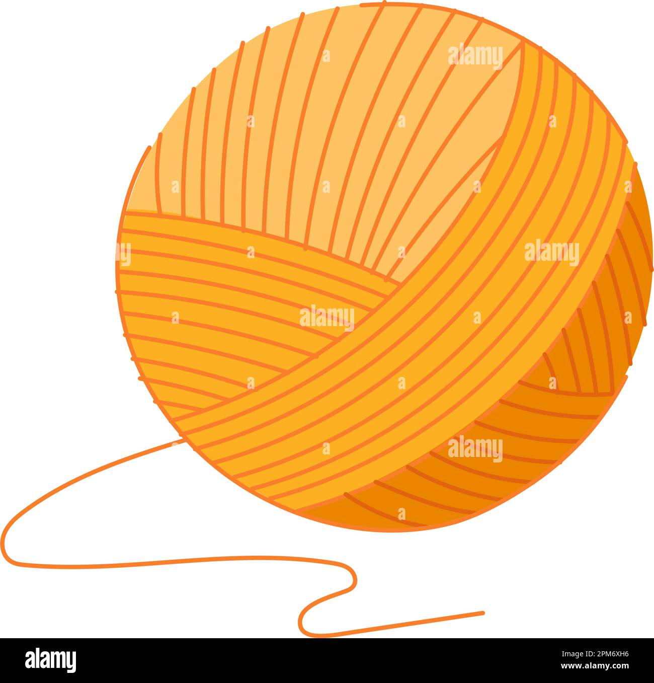 fiber yarn wool cartoon vector illustration Stock Vector Image & Art ...