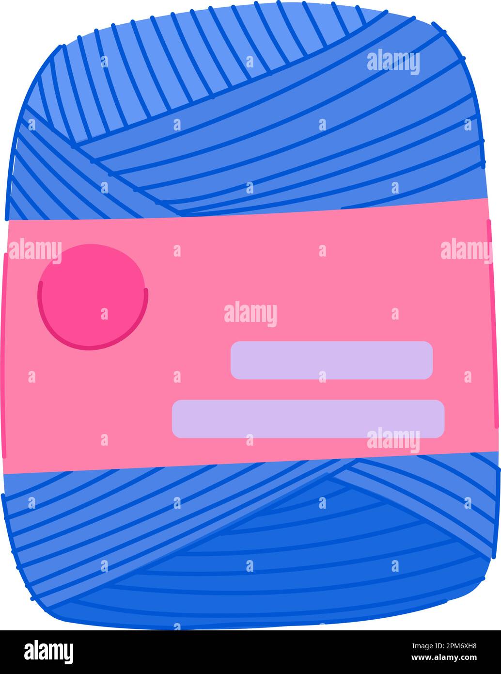 color yarn wool cartoon vector illustration Stock Vector Image & Art ...