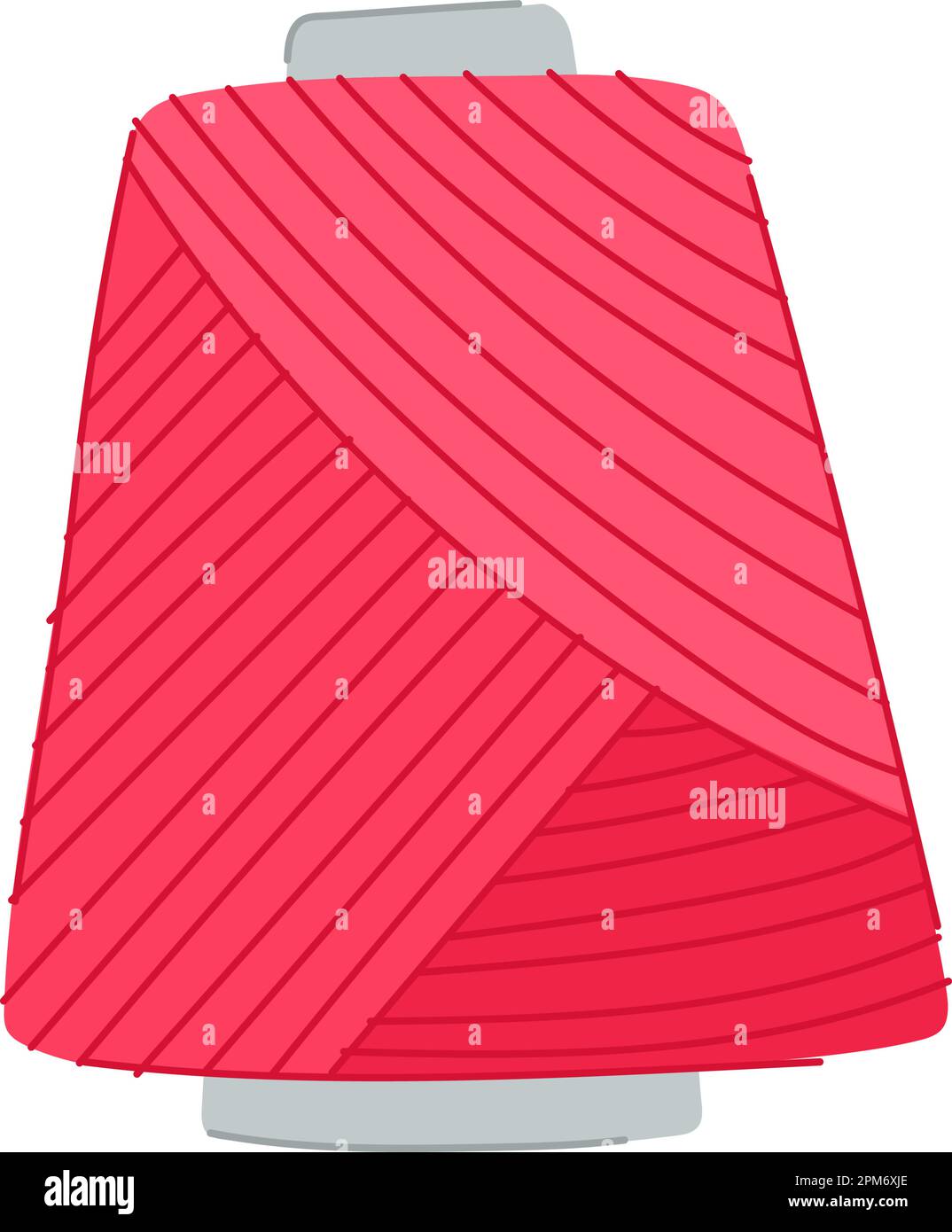 needlework yarn wool cartoon vector illustration Stock Vector Image ...