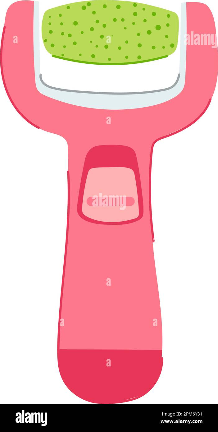 heel callus remover cartoon vector illustration Stock Vector Image ...