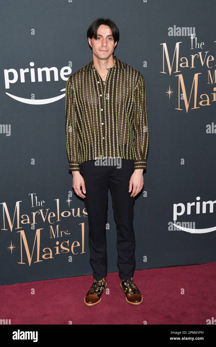New York, USA. 11th Apr, 2023. Gideon Glick attends "The Marvelous Mrs ...