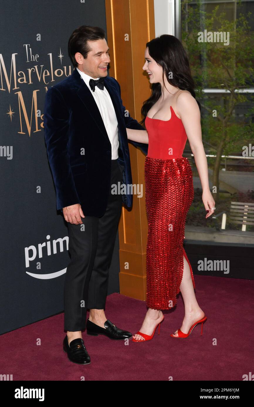 New York, USA. 11th Apr, 2023. Jason Ralph and Rachel Brosnahan attend ...