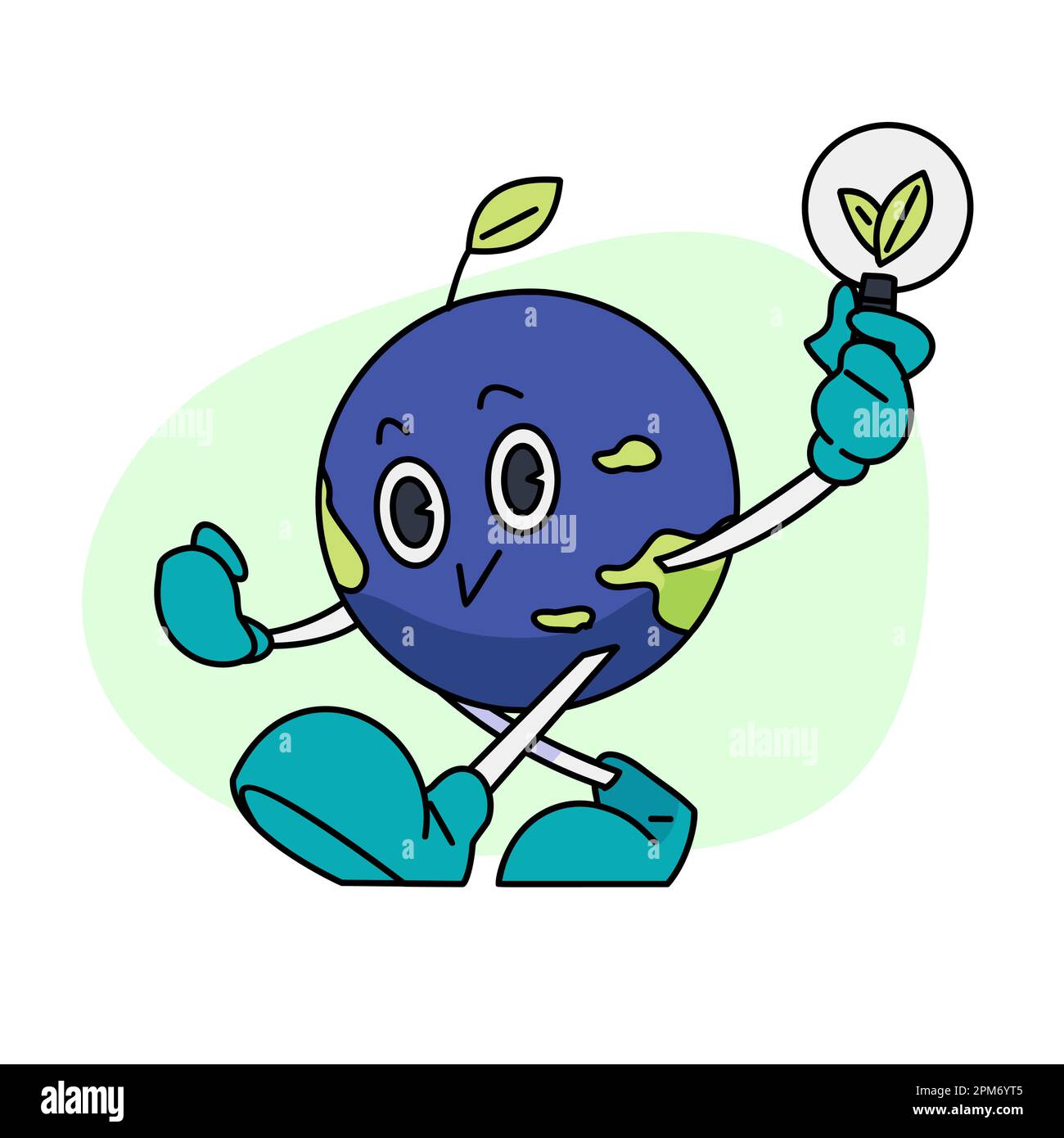 Vintage motivation poster or card design template with walking happy ...