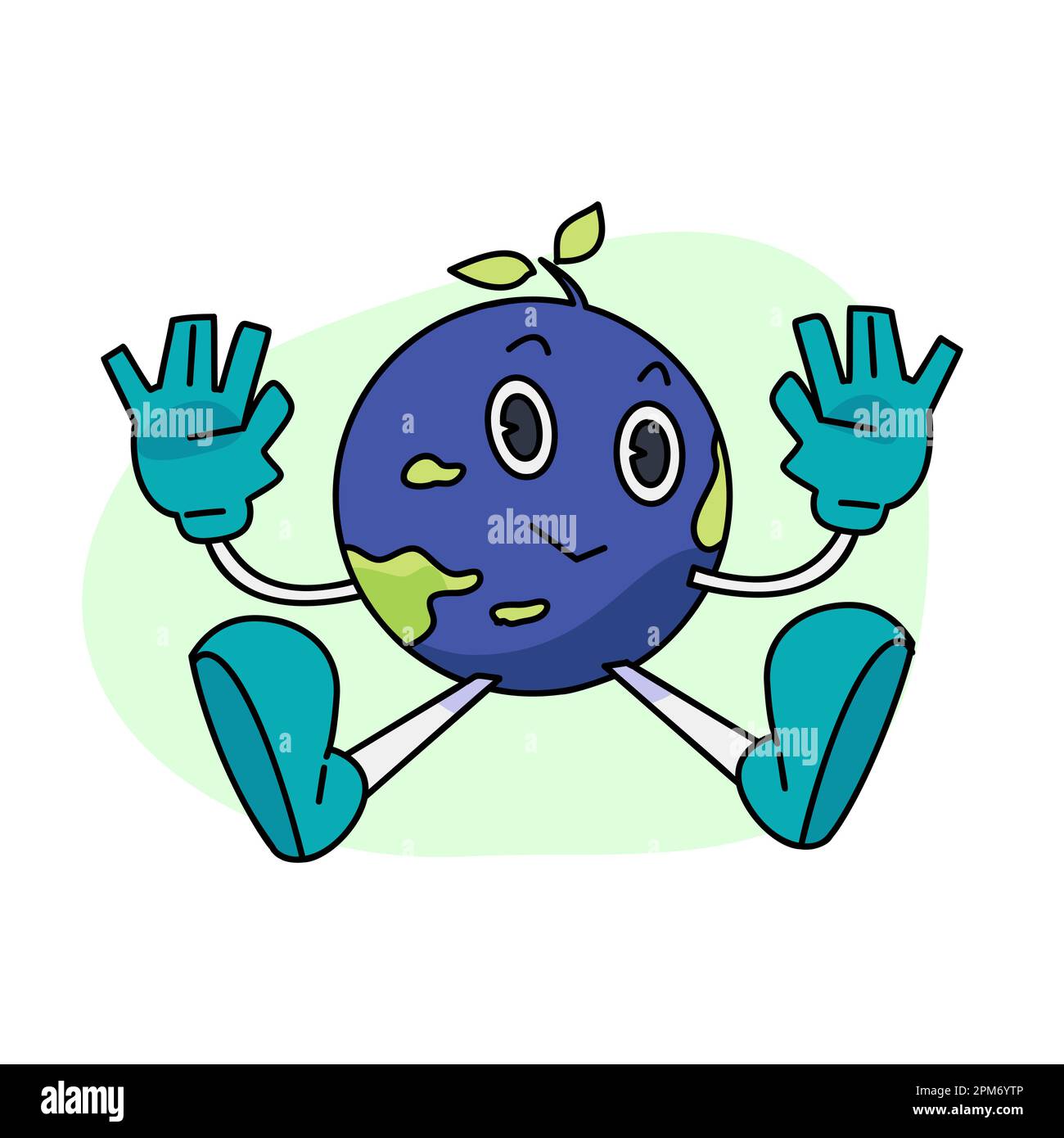 Vintage motivation poster or card design template with walking happy ...