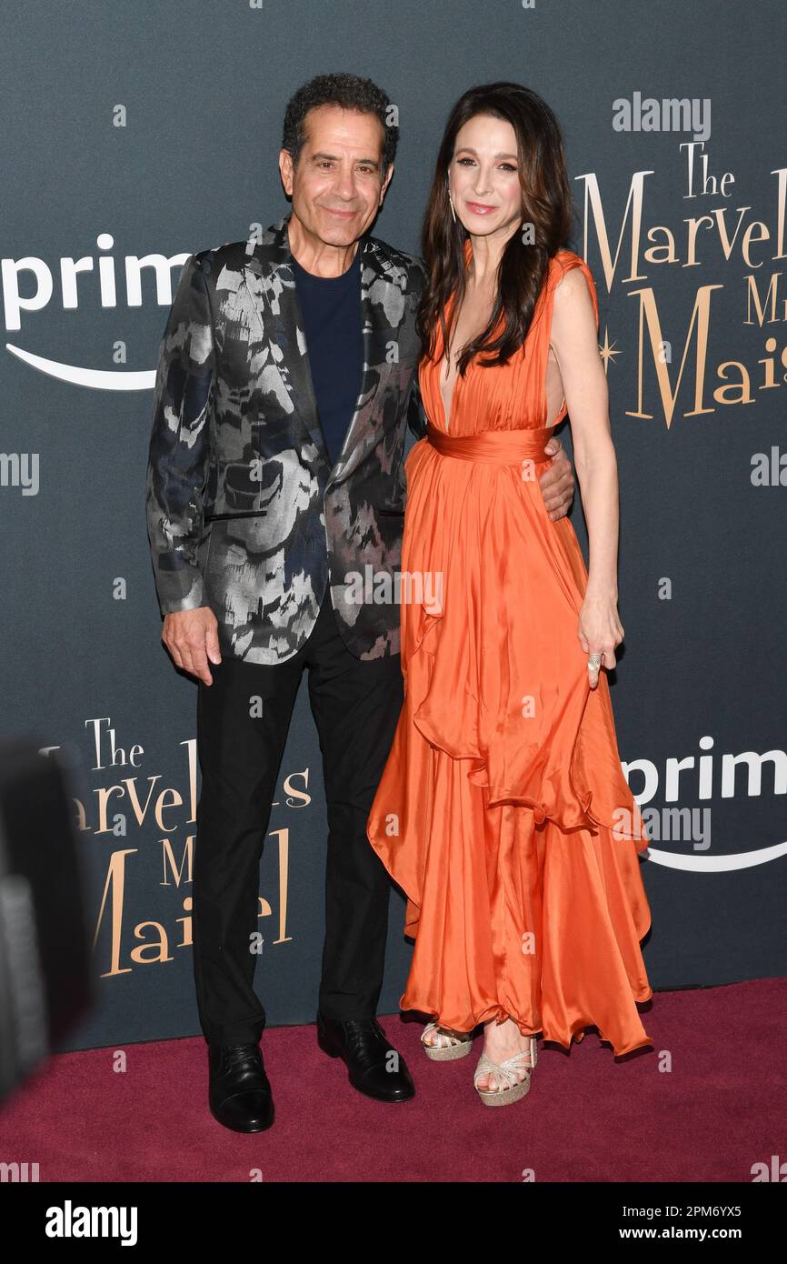 New York, USA. 11th Apr, 2023. Tony Shalhoub and Marin Hinkle attend ...