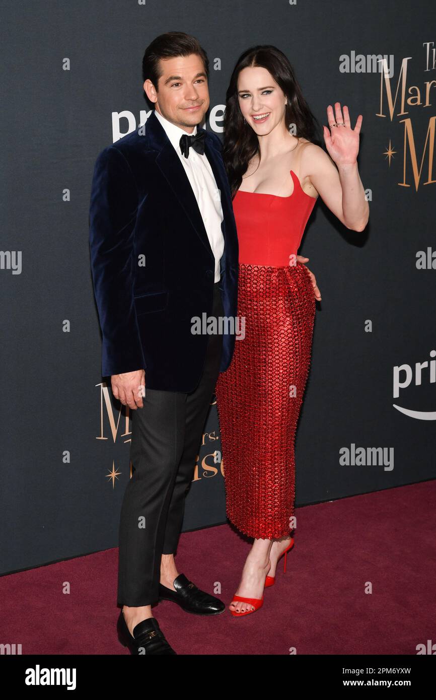 New York, USA. 11th Apr, 2023. Jason Ralph and Rachel Brosnahan attend ...