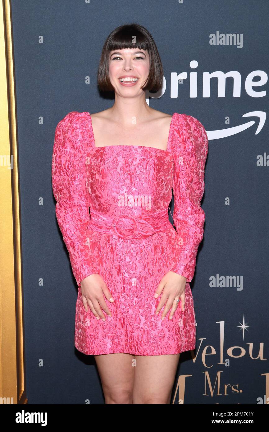 New York, USA. 11th Apr, 2023. Alanna Fox attends "The Marvelous Mrs ...