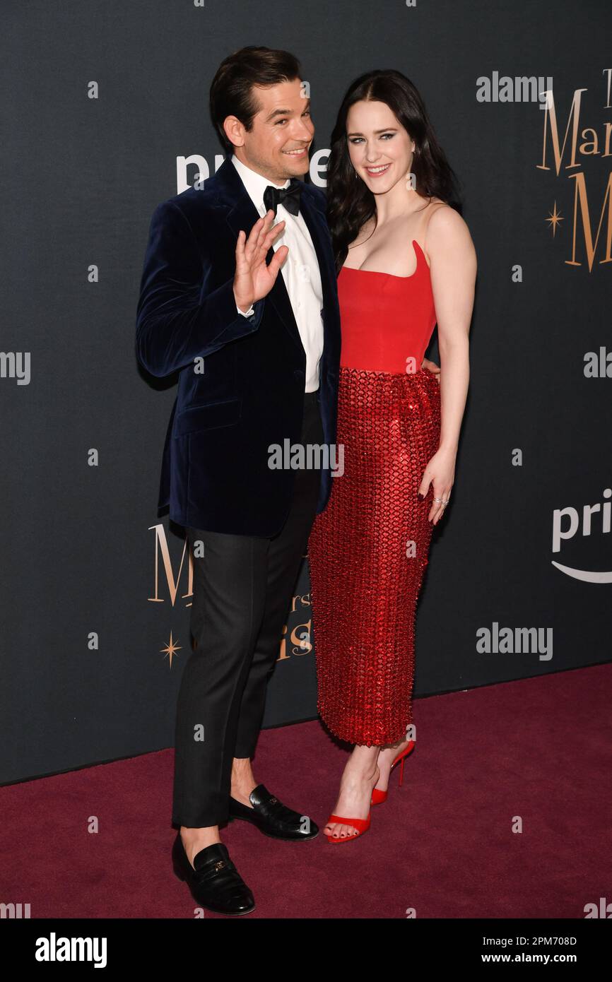 New York, USA. 11th Apr, 2023. Jason Ralph and Rachel Brosnahan attend ...