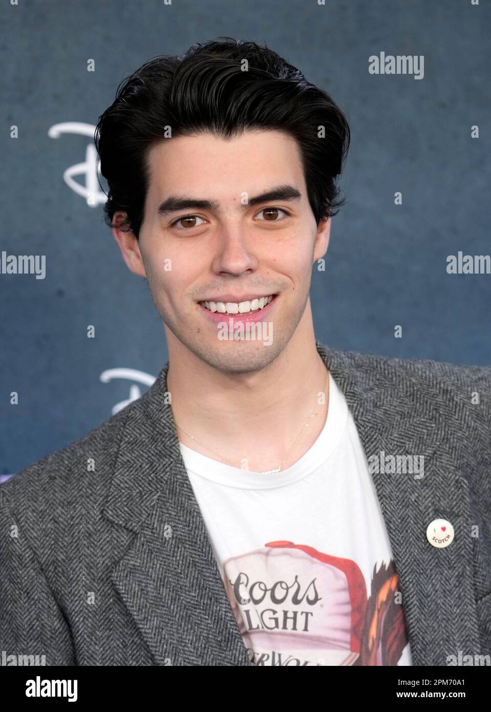 Braeden De La Garza poses at the premiere of the four-part Disney+ ...