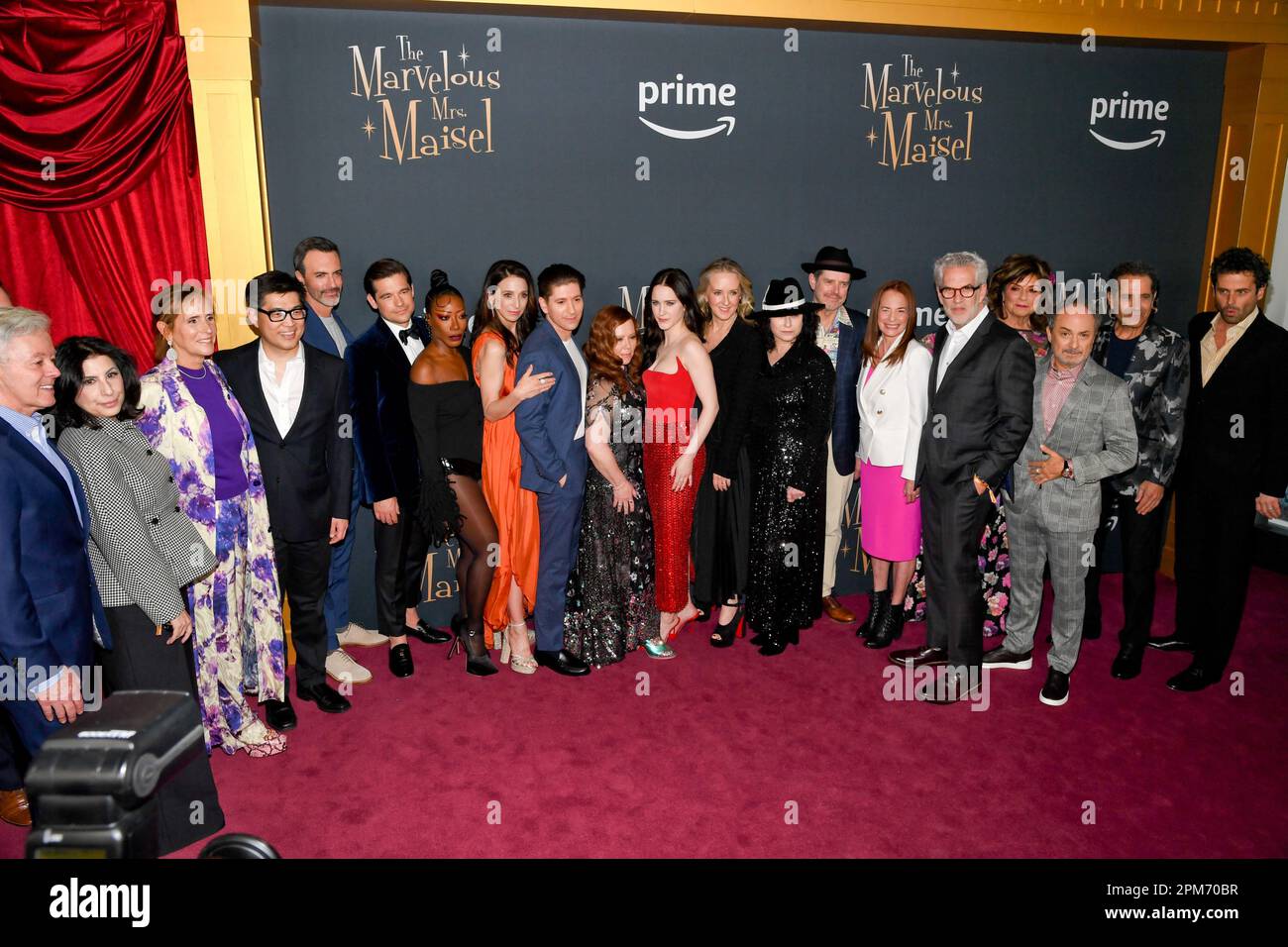New York, USA. 11th Apr, 2023. The Cast and crew attend "The Marvelous ...