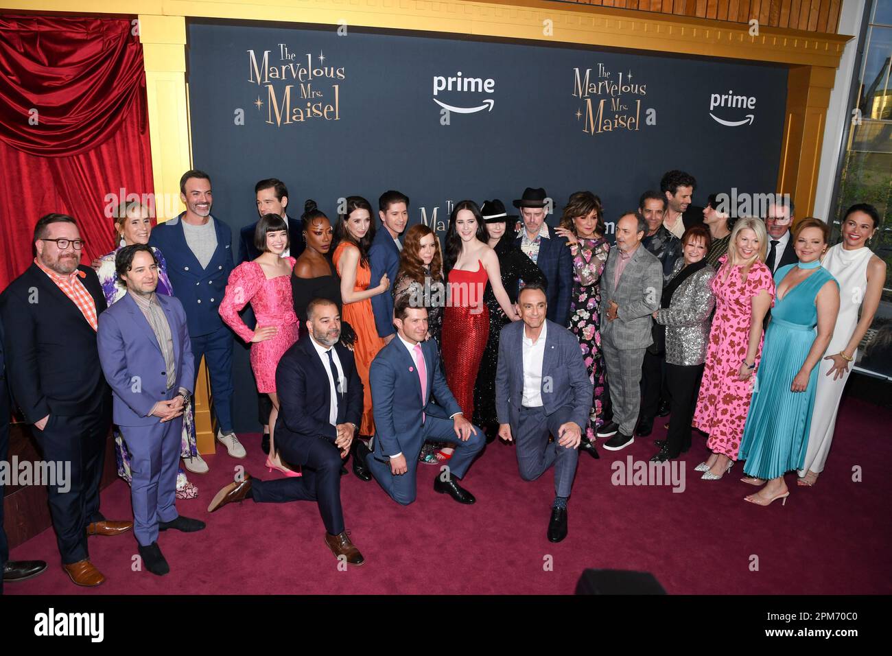 New York, USA. 11th Apr, 2023. The Cast and crew attend "The Marvelous ...