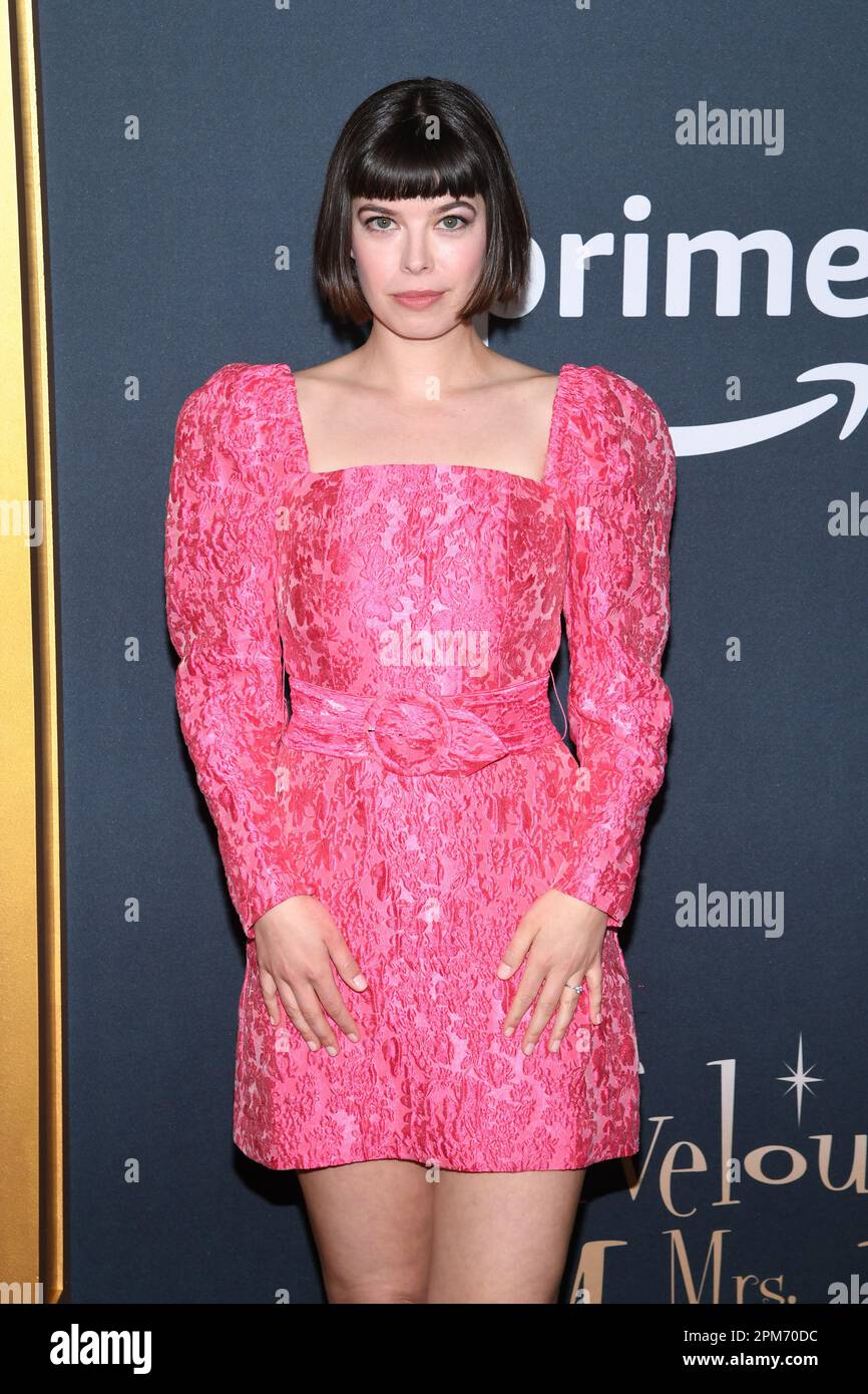 New York, USA. 11th Apr, 2023. Alanna Fox attends "The Marvelous Mrs ...