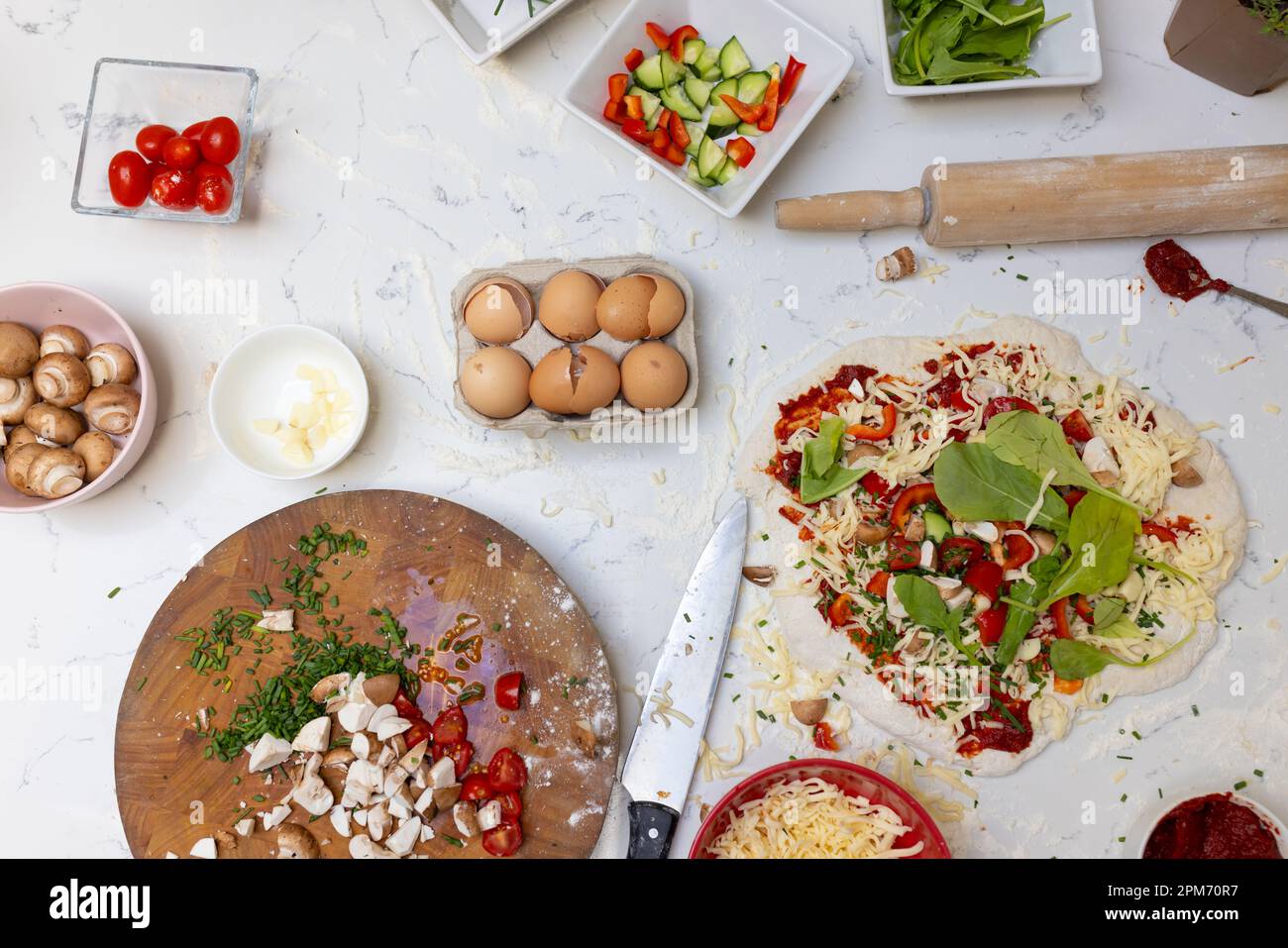Food countertop hi-res stock photography and images - Alamy