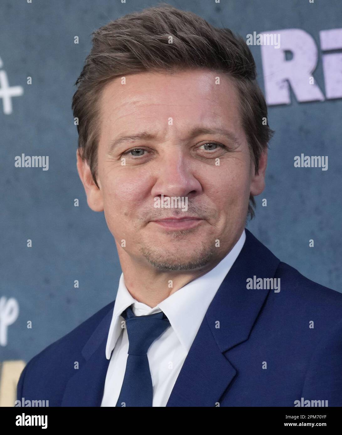 Los Angeles, USA. 11th Apr, 2023. Jeremy Renner arrives at the Disney ...