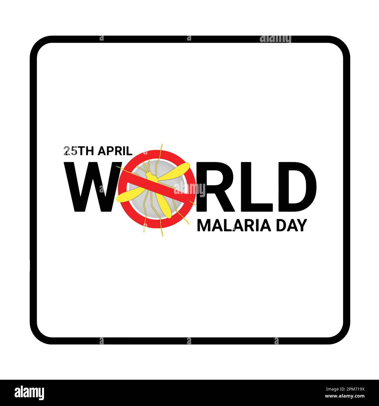 World Malaria Day. 25TH April. Vector illustration on white background ...