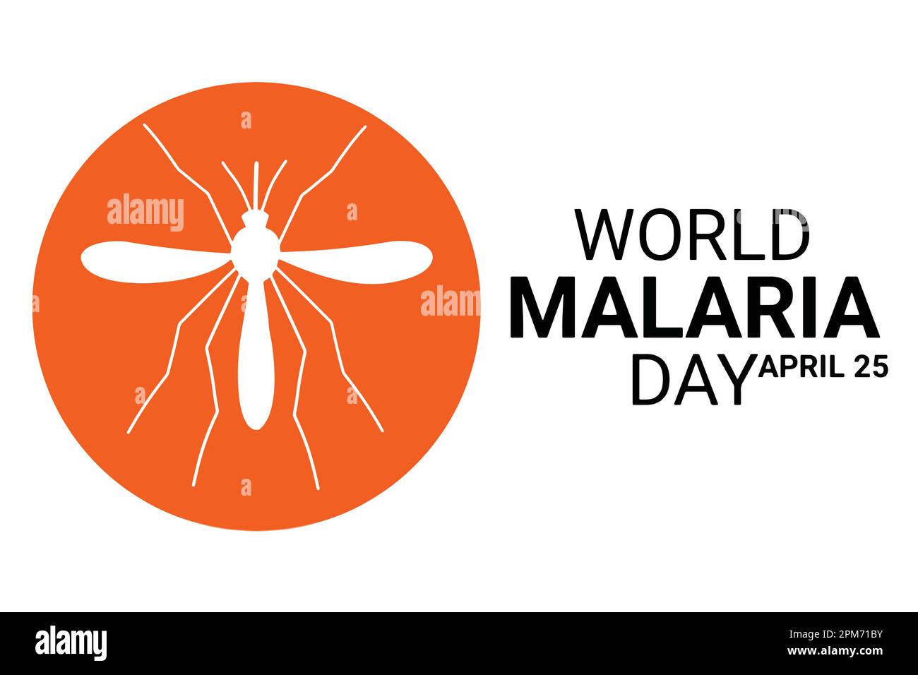 World Malaria Day. Vector illustration. Design element for banner ...