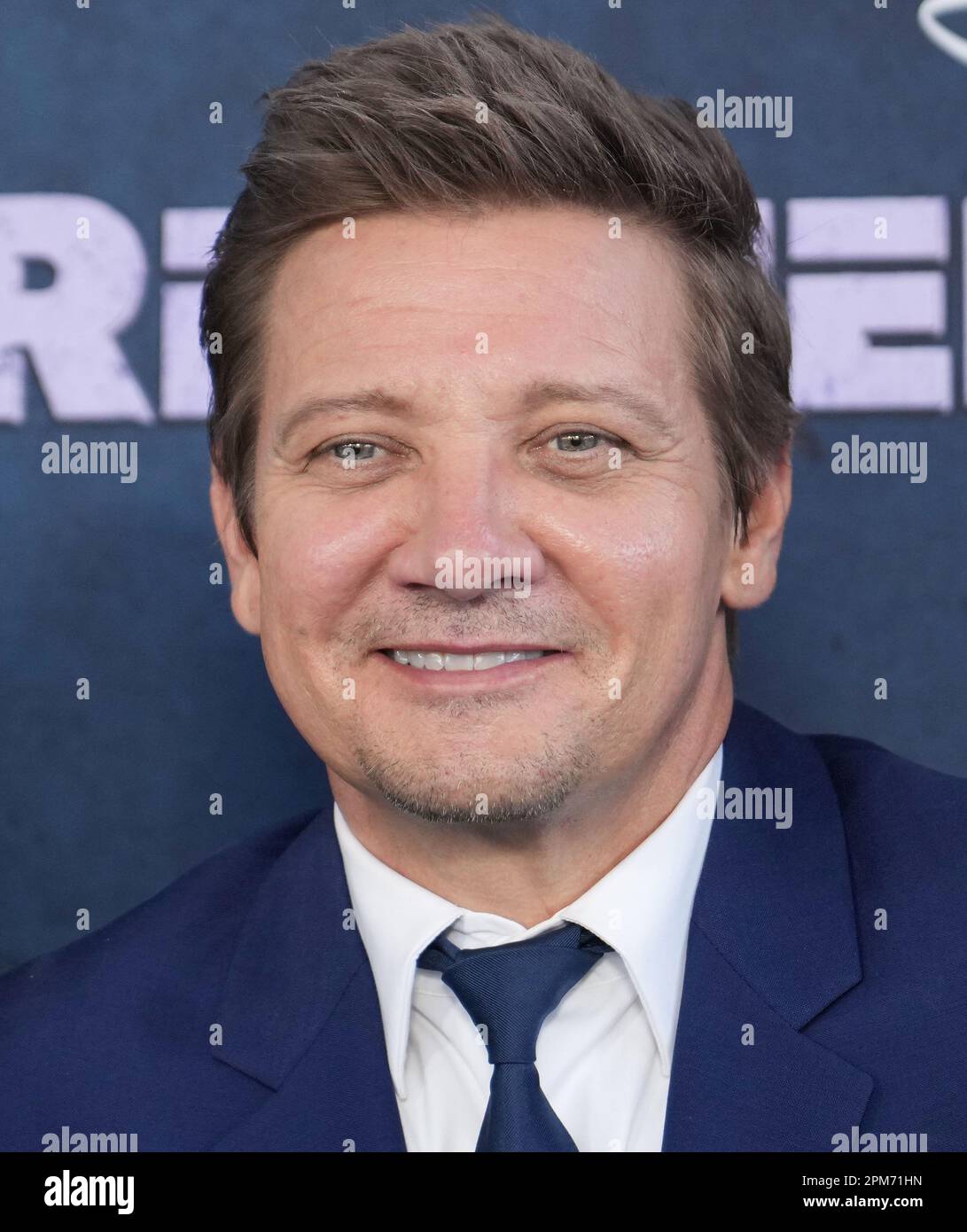 Los Angeles, USA. 11th Apr, 2023. Jeremy Renner arrives at the Disney ...