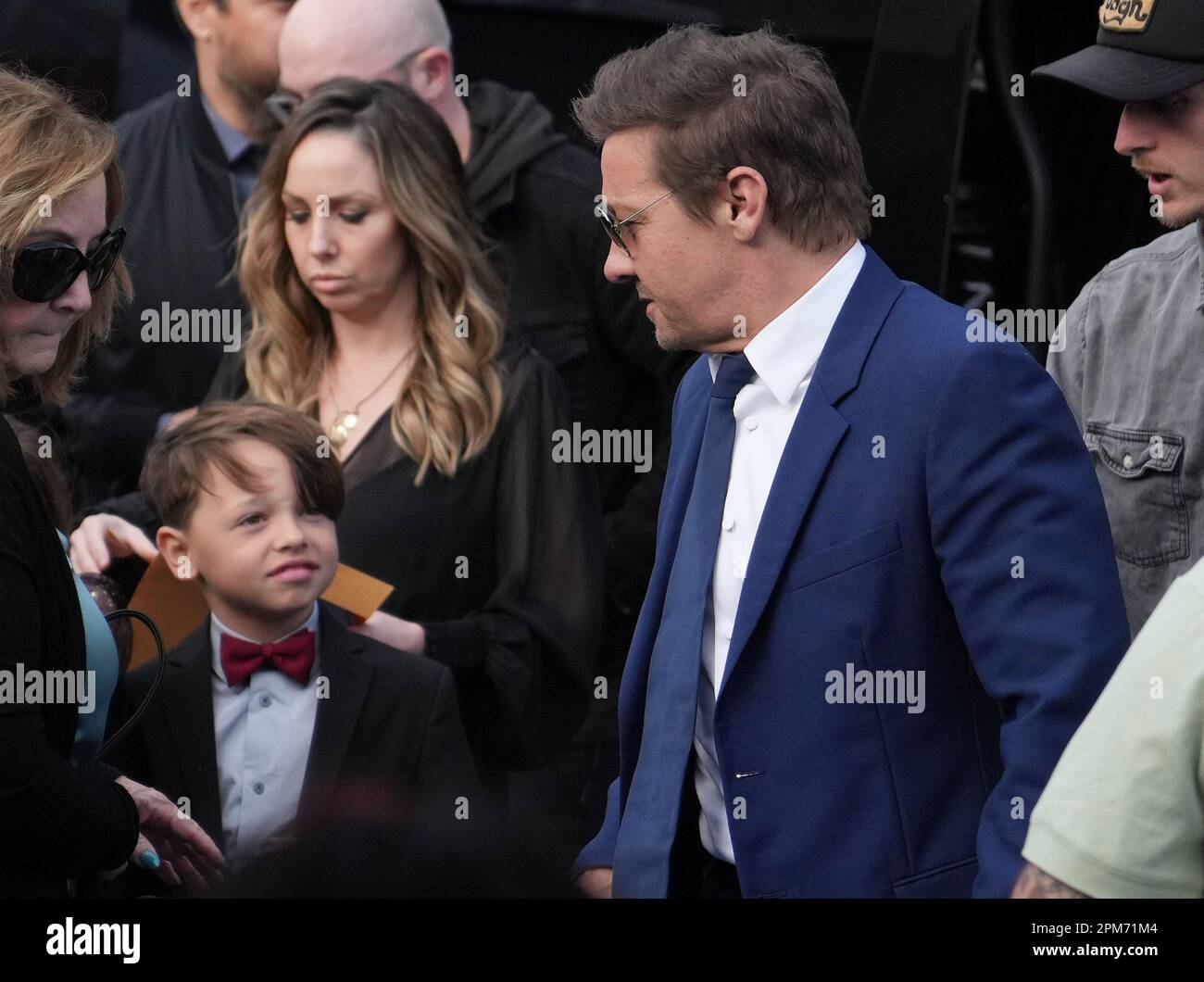 Los Angeles, USA. 11th Apr, 2023. Jeremy Renner arrives at the Disney ...