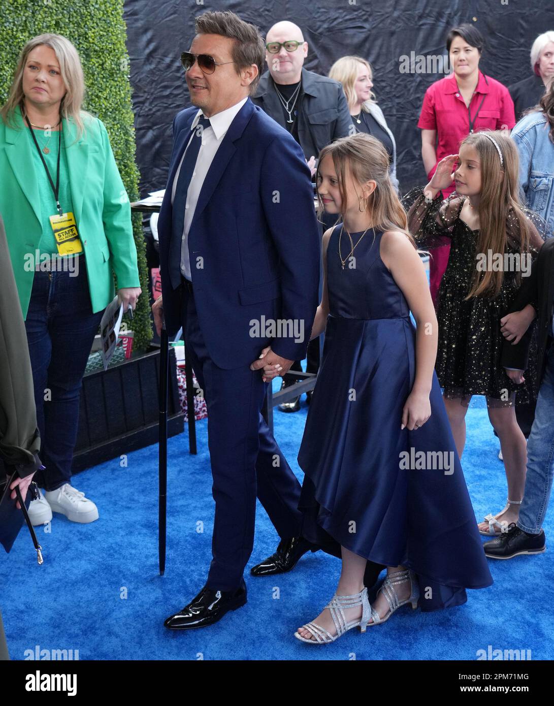 Los Angeles, USA. 11th Apr, 2023. (L-R) Jeremy Renner and Ava Berlin ...